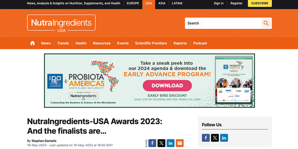 NutraIngredients USA – Nutralngredients-USA Awards 2023: And the final ...